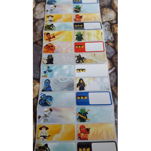 Jual STIKER LABEL NAMA WATERPROOF NINJAGO - L - Jakarta Barat - labelqu ...