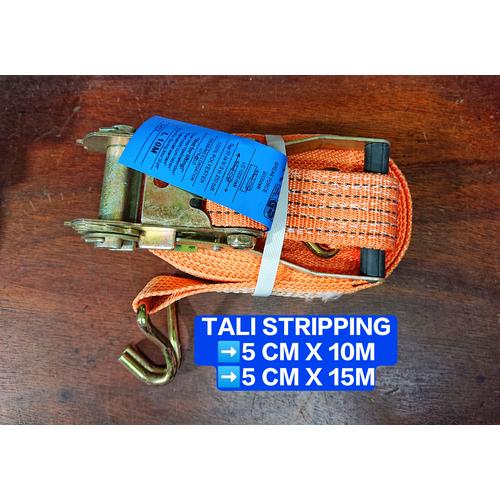 Jual Ratchet Tie Down Cargo Lashing Belt 2" 15M Tali Stripping Pengikat ...