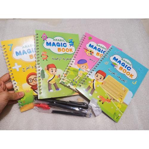 Jual Buku Ajaib Belajar Menulis Huruf Angka Hijaiyah/Arabic Magic Book ...