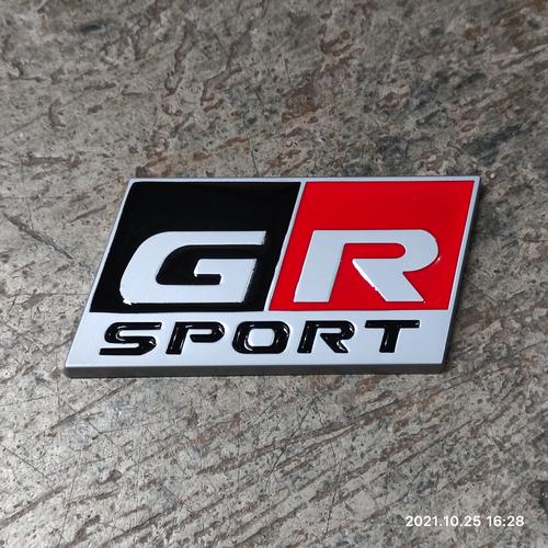 Jual satu buah emblem GR SPORT dan GR emblem gazoo racing toyota bahan ...