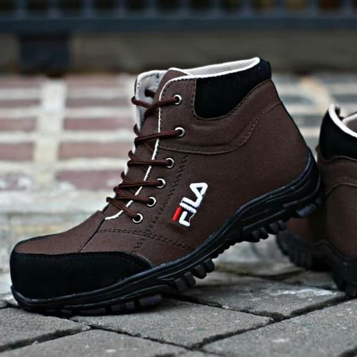 Jual SEPATU PRIA KANVAS SAFETY UJUNG BESI BOOT COWOK PROYEK LAPANGAN ...