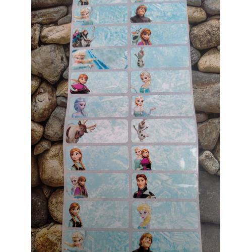 Jual STIKER LABEL NAMA WATERPROOF FROZEN - Jakarta Barat - labelqu ...