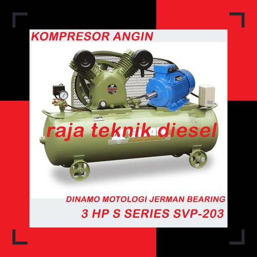 Jual SWAN AIR COMPRESSOR 3 HP S SERIES SVP-203 KOMPRESOR ANGIN ...