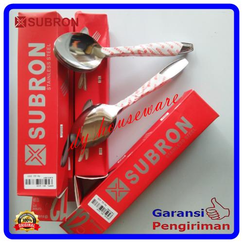Jual Sendok Garpu Makan Spoon Fork Stainless Subron 32 Gram (12 pcs/ 1 ...
