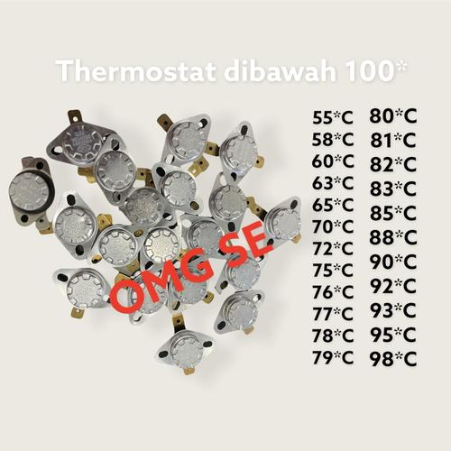Jual Thermostat kancing 10A 250V 78*C 79*C 80*C 81*C 82*C 83*C 85*C 88 ...