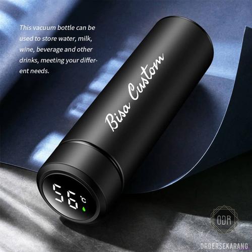 Promo Tumbler Termos Sakura LED Custom Logo Grafir Laser - Stainless ...