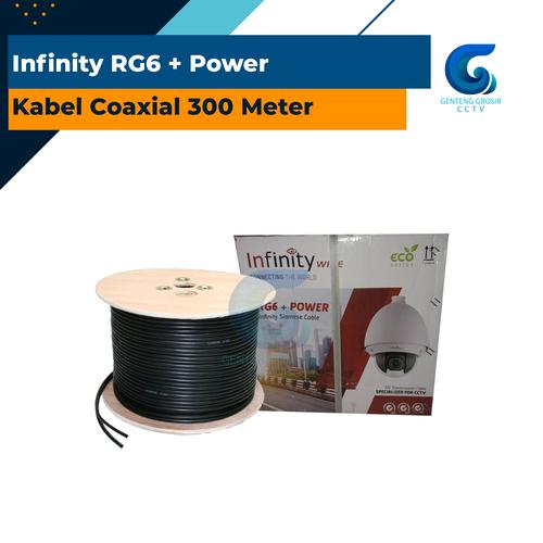 Jual Kabel CCTV Infinity RG6 Plus Power Kabel Coaxial 300 Meter - Kota ...