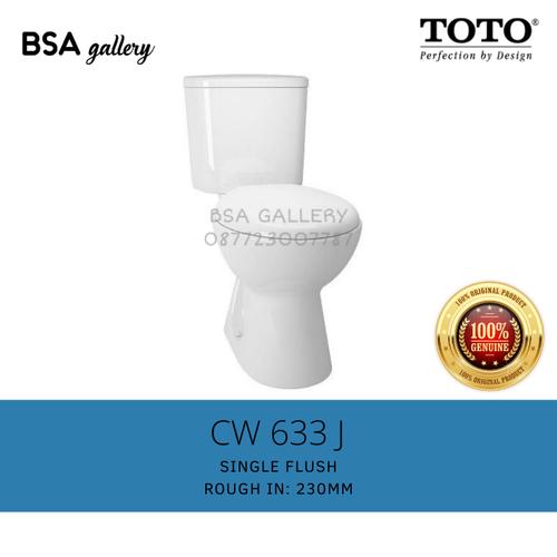 Jual KLOSET TOTO CW633J / KLOSET DUDUK TOTO ORIGINAL DUOBLOK CW 633 J ...