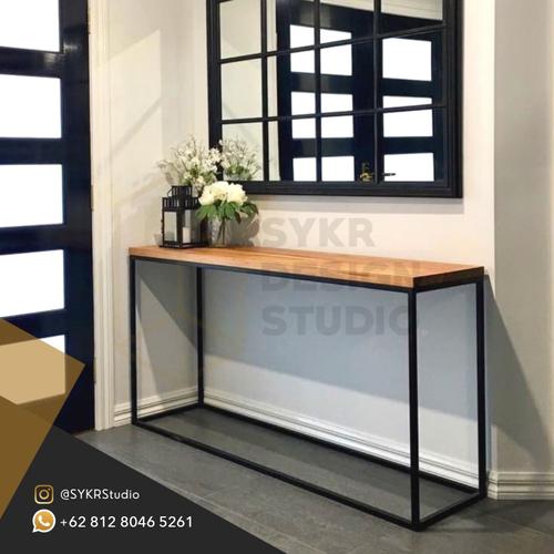 Jual Meja Konsol (Console Table) Meja Entry Meranti Top Table - Custom ...