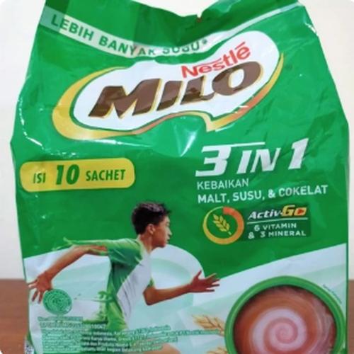 Jual Milo Active Go 3 In 1 10x35 gr (1 Renceng isi 10 Sachet) [KS ...