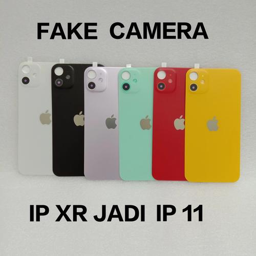 Jual FAKE CAMERA FULL STIKER XR KE IPHONE 11 - Hitam - Jakarta Pusat ...