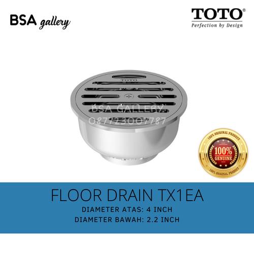 Jual FLOOR DRAIN TOTO TX1EA / SARINGAN GOT TOTO ORIGINAL / PEMBUANGAN ...