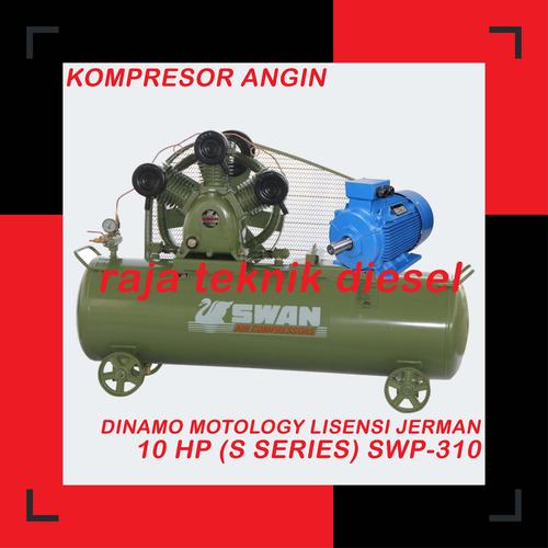 Jual SWAN AIR COMPRESSOR KOMPRESOR ANGIN 10 HP (S SERIES) SWP-310 ...