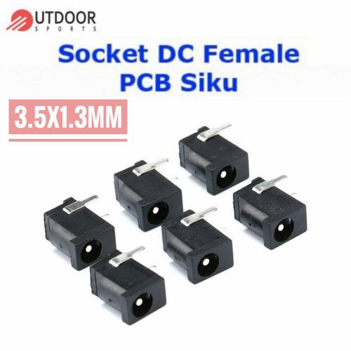 Jual Lubang Cas Jack Socket DC 3.5x1.3 mm Konektor Senter Kepala DONY ...