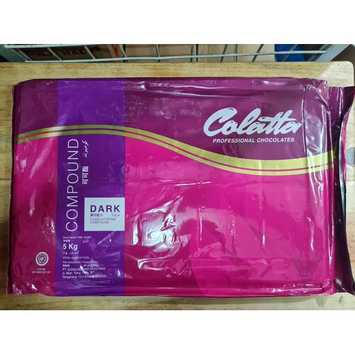 Jual Collata Dark Coklat Compound 5 kg/ colata dark 5 kg/ colatta dark ...