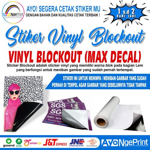 Jual Cetak Sticker Vinyl Blockout Max Decal Meteran | Stiker Tiban ...