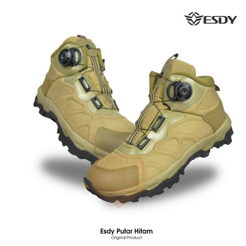 Promo Sepatu Tactical ESDY Putar Tactical Army boots - Hijau, 42 ...