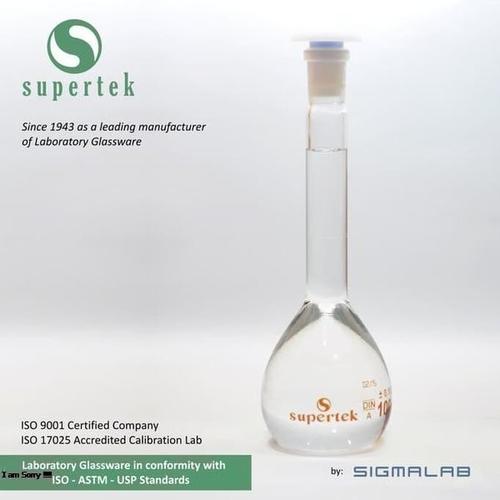 Jual Labu Ukur - Volumetric Flask 20 ml - 200 ml Grade A SUPERTEK ...