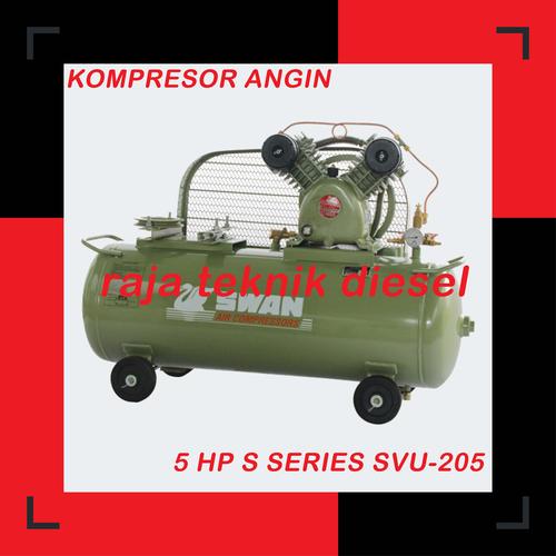 Jual SWAN AIR COMPRESSOR 5 HP S SERIES SVU-205 KOMPRESOR ANGIN ...