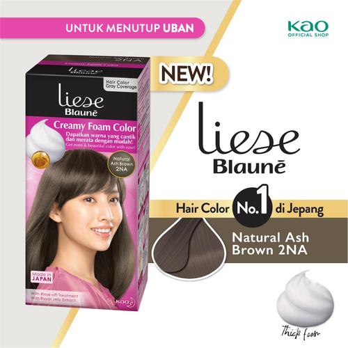Jual Liese Blaune Bubble Hair Color Foam Cat Rambut - Natural Ash Brown ...