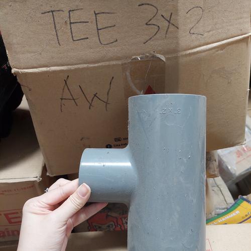 Jual Tee Fitting pipa Rucika AW Sambungan PVC air 3x2" - Kota ...
