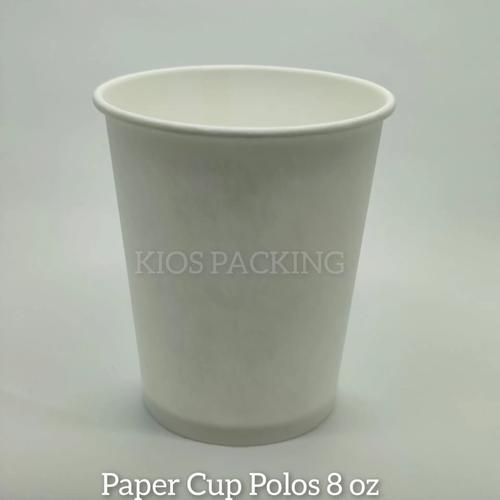 Jual Paper Cup 8oz Gelas Kertas Putih Polos 8 oz @50pcs - 8oz POLOS - Jakarta Barat - KIOS ...