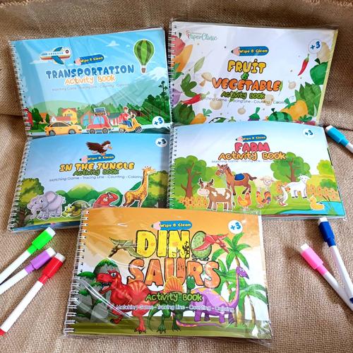 Jual Buku aktivitas anak,Mainan Edukasi Activity book, Busy book anak ...