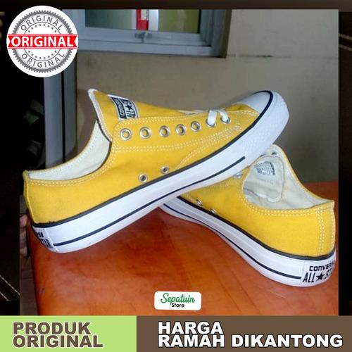 Jual sepatu converse original low basic yellow warna kuning pria/wanita ...