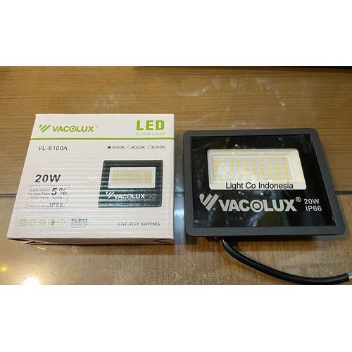 Jual Lampu sorot LED 20watt 30watt 50watt / vacolux VL6100 Led - Putih ...