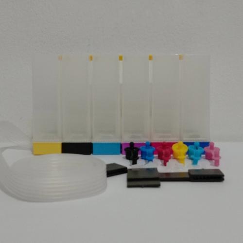Jual Ink Tank Modif-Tabung Infus Printer Tinta HP Canon Epson 100ml 6 ...