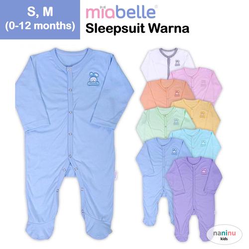 Jual MIABELLE sleepsuit warna | baju tidur bayi | jumpsuit | jumper ...