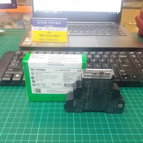 Jual Schneider Multi Timer RE17 Relay Output 8 A RE17RMMW 12-240 V AC ...