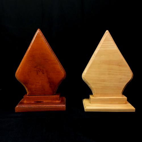 Jual plakat kayu polos/piagam kayu/vandel kayu/trophy/medali - Kab ...