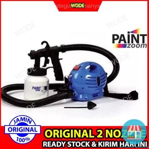 Jual Kompresor Cat Mini Listrik Alat Spray Automatic Gun - No Bubble ...