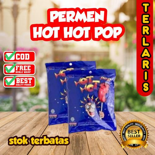 Jual PERMEN JADUL HOT HOT POP 1 PACK ISI 25 PCS | PERMEN KAKI MAKANAN ...