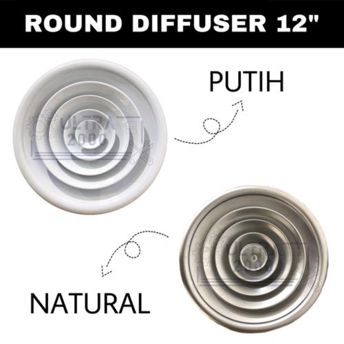 Jual ROUND DIFFUSER 12' - Putih - Jakarta Pusat - Ultra 2000 | Tokopedia
