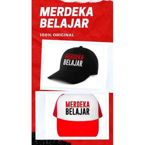 Jual MERCHANDISE TOPI MERDEKA BELAJAR 100% ORI - Putih - Kota Depok ...