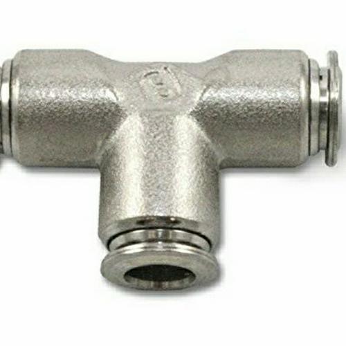 Jual Pneumatic union tee 10mm push in fitting angin stainless steel 316 ...