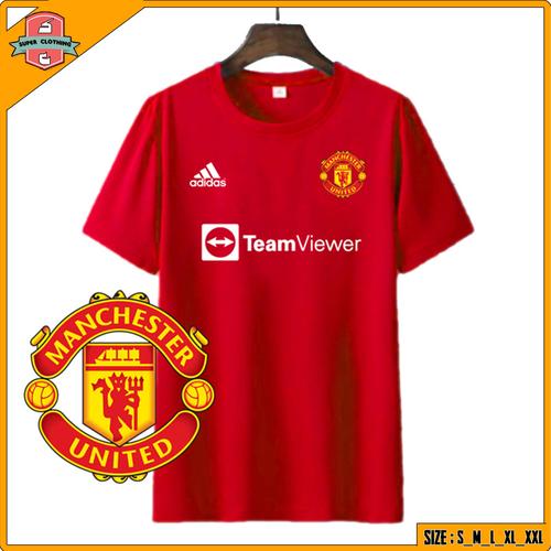 Jual KAOS MANCHESTER UNITED 2021-2022 - KAOS MU TEAM VIEWER COTTON 30S ...