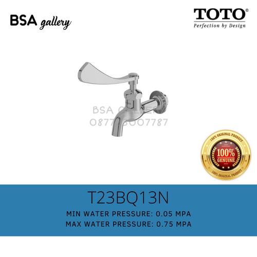 Jual KRAN AIR TEMBOK TOTO T23BQ13N / WATER TAP TOTO ORIGINAL / KERAN ...