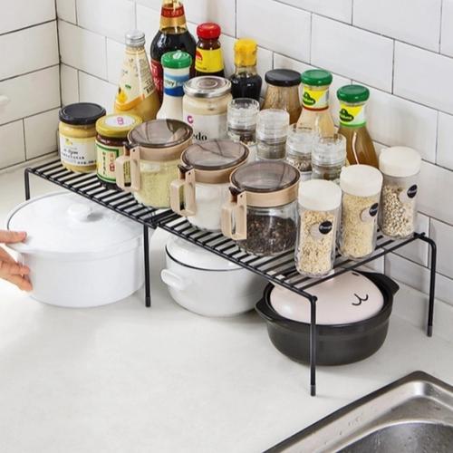 Jual rak besi peralatan dapur piring penyimpanan bumbu dapur serbaguna ...