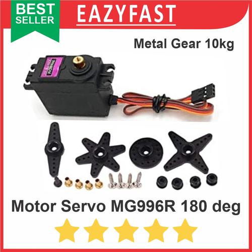 Jual Motor Servo MG996 Full Metal Gear 10Kg MG 996 Tower Pro MG996R ...