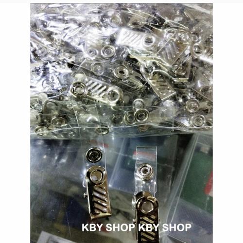 Jual Jepit garis Jepit buaya Jepitan ID card Penjepit name tag capit ...