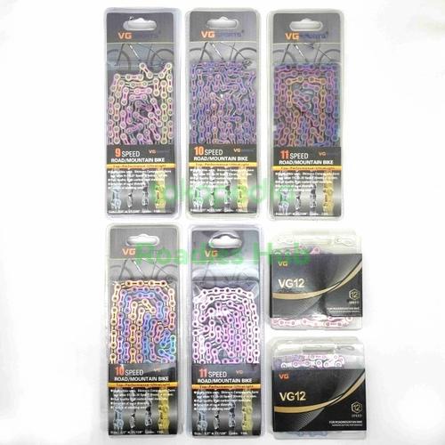 Jual VG Sport Chain Rantai Sepeda 9 10 11 12 Speed - 10 half rainbow ...