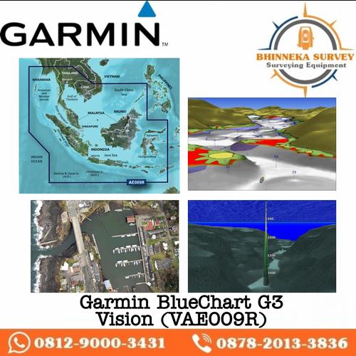 Jual Peta Laut Garmin Bluechart G3 Vision - VAE009 Sin/Mal/Indonesia ...