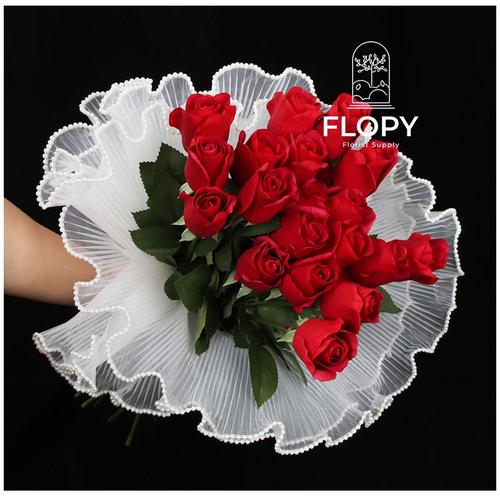 Jual [28 cm x 5 Yard] Wrap Korean Keriting / Wrapping Mesh Buket Bunga ...