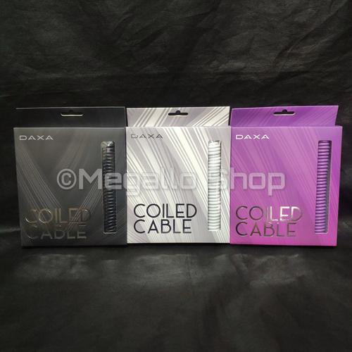 Jual Rexus Coiled Kabel Daxa DX-CC1/ CC1 USB Type C for Mechanical ...