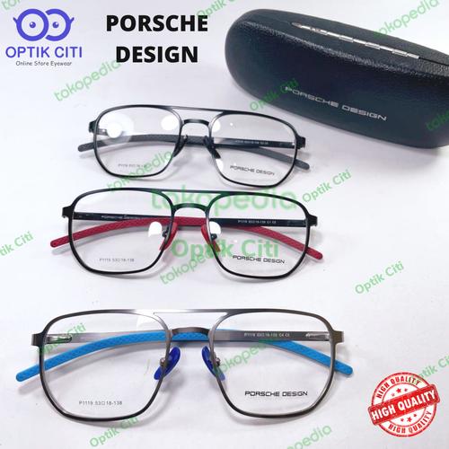 Jual Frame Kacamata pria sporty porsche design carbon 1119 grade ...