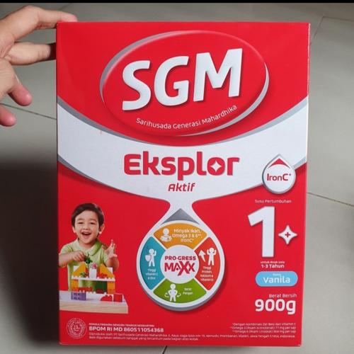 Jual SUSU SGM EKSPLOR 1 PLUS 900 GRAM RASA VANILA / MADU PRODUK TERBARU ...