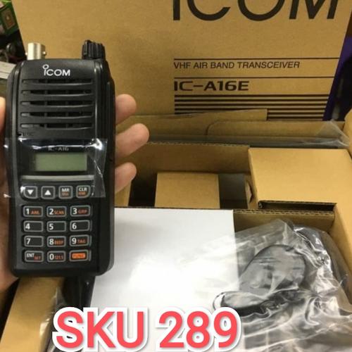 Jual HT ICOM IC-A16E AIR BAND VHF ORIGINAL KUALITAS NO 1 - Jakarta ...